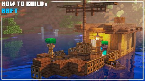 Minecraft How To Build A Raft STARTER HOUSE YouTube