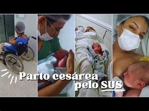 MEU PARTO CESÁREA PELO SUS Nascimento de Aurora YouTube