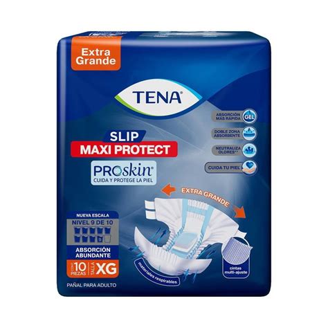 Pañales para adulto Tena slip maxi protect talla XL 10 pzas Walmart
