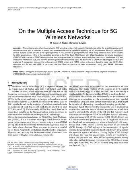 pdf on the multiple access technique for 5g wireless networks