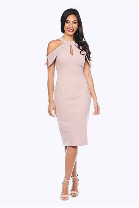Zaliea Halter Keyhole Dress Z Chapman S Clothing