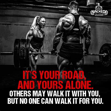 With Or Without Someone By My Side Im Going To Walk Down My Fitness Road Journey Fitness
