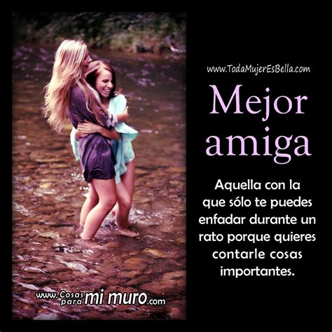 Definición Mejor amiga Cosas para mi muro