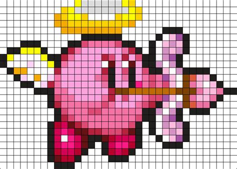 Cupid Kirby Perler Bead Pattern Bead Sprites Characters Fuse Bead