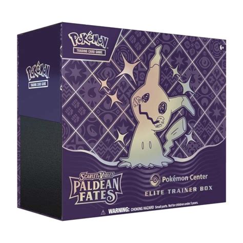 Pokémon TCG Scarlet Violet Paldean Fates Pokémon Center Elite