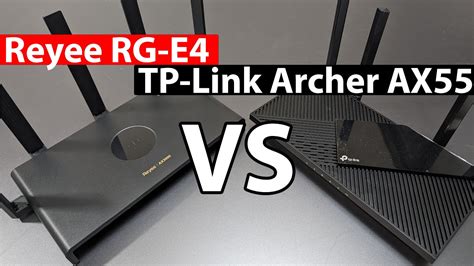 Reyee RG E4 Vs TP Link Archer AX55 Budget WiFi 6 Routers Speed