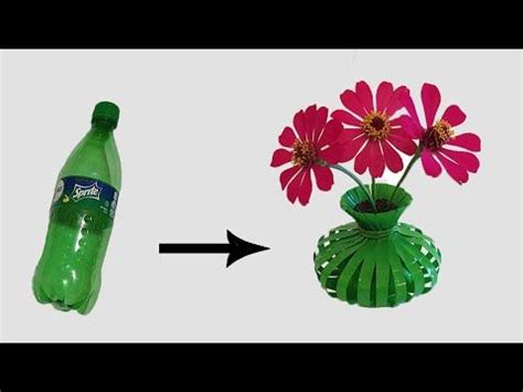 Tutorial Membuat Vas Bunga Menggunakan Botol Plastik Bekas Vas Botol