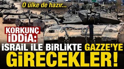 Son dakika Korkunç iddia İsrail ile birlikte ABD askeri de Gazze ye