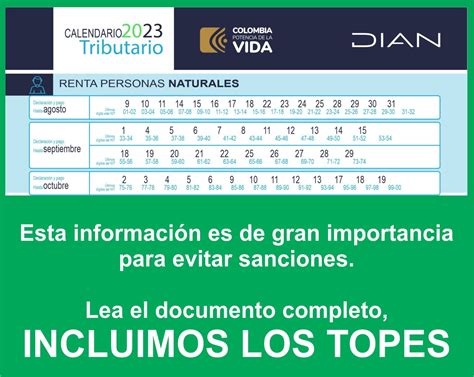 En qué fecha presento mi declaración de renta como Persona Natural