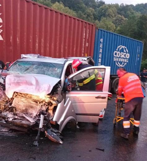 UPDATE GRAV accident pe DN 6 în Caraș Severin Șase victime dintre