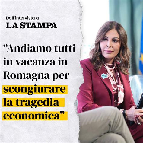 Daniela Santanchè on Twitter Sabato sarò in Emilia Romagna per