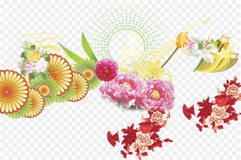 创意合成文字手绘花卉图案PNG图片素材下载 图片编号9667391 PNG素材网