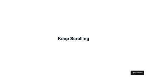 Framer Motion Scroll Animation Codesandbox