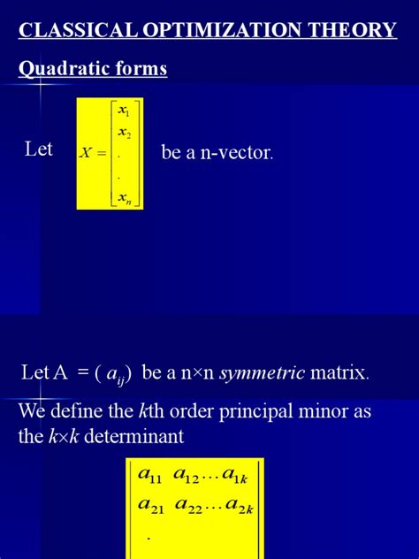 l31 non linear programming problems unconstrained optimization kkt conditions pdf