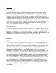 POS Disscusion 8 10 Docx Discussion 8 Discussion Part 1 A