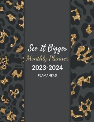 See It Bigger Planner Monthly Plan Ahead Year Calendar