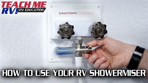 How To Use Your ShowerMiser Water Saver In Your RV Teach Me RV YouTube