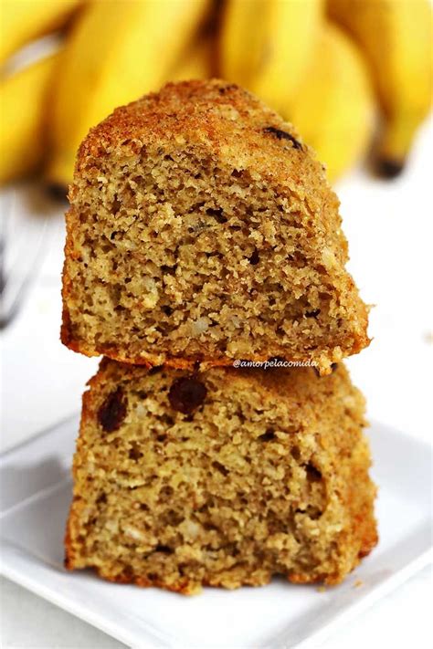 Bolo De Bana Aveia Fit Compartilhar Bolo