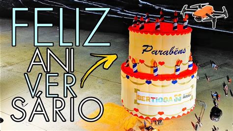 DRONE FILMOU O BOLO DE ANIVERSÁRIO EM BERTIOGA YouTube