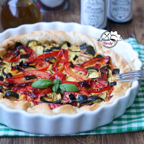 TORTA SALATA AI PEPERONI E ZUCCHINE BIMBY Le Ricette Bimby