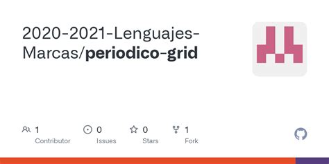 Github Lenguajes Marcas Periodico Grid