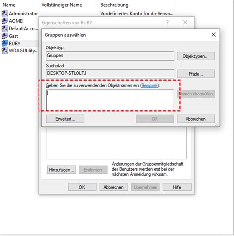 Windows Server 2012 Remote Desktop Benutzer hinzufügen