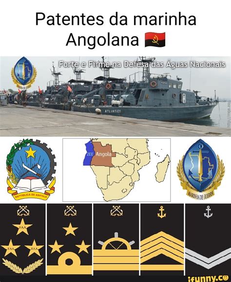 Patentes da marinha Angolana Forte Firme na das Águas Nacionais
