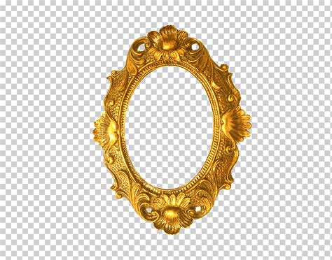 Descarga gratis Marco oval espejo círculo marco dorado cuadro