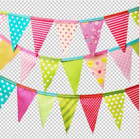 Premium PSD Transform Your Party Stunning Birthday Flag Decorations