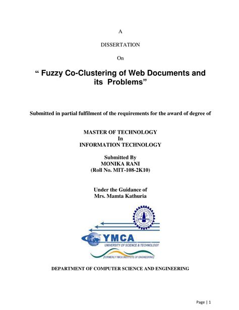pdf fuzzy co clustering of web documents and its problems