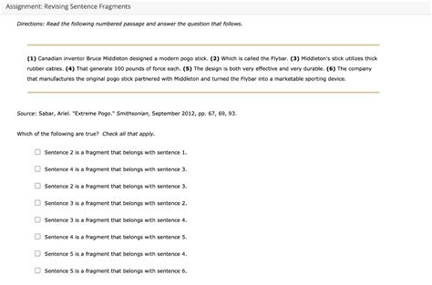 solved 2 correcting fragments that are missing subjects or
