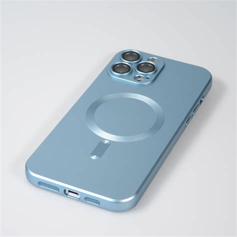 iPhone 13 Pro Max Case Hülle Gummi weich mit Kameraschutzglas MagSafe