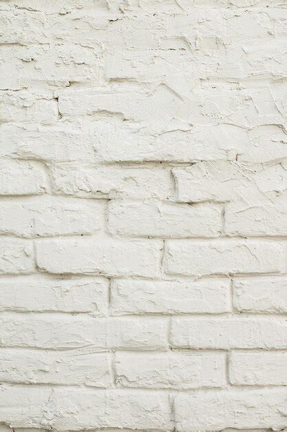 Fondo De Textura De Pared De Ladrillo Blanco Foto Premium
