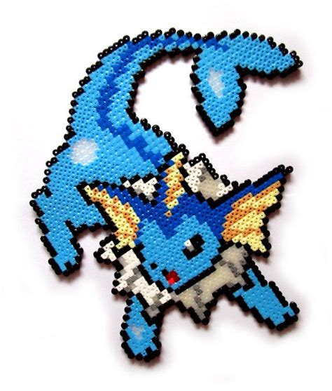 Aquali Eeveelution Perler Sprite De Perle Par Aenysbeadart Sur Etsy
