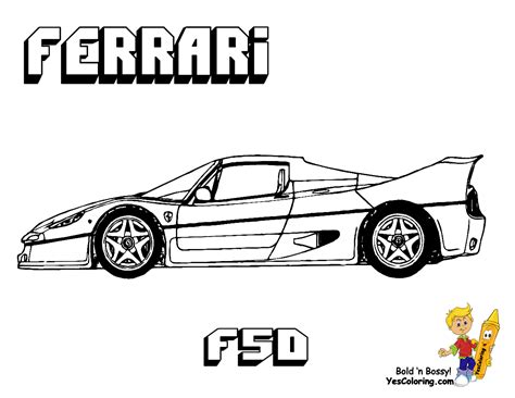 Dessins De Coloriage Ferrari Imprimer Sur Laguerche Page