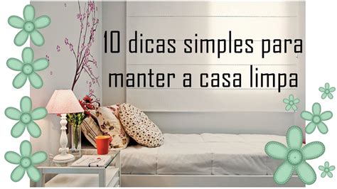 Dicas Para Manter A Casa Limpa YouTube