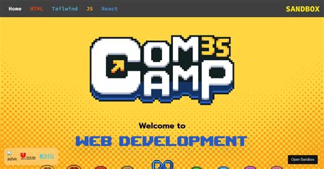 Comcamp React Tailwind Forked Codesandbox