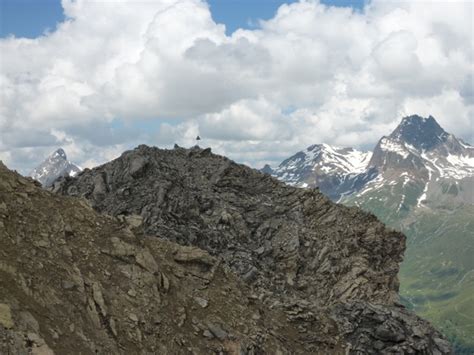 Blick Vom Grat Zum Gipfel Zur Ck Fotos Hikr Org