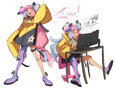 Iono Pokemon And 1 More Drawn By Eskey 09 Danbooru