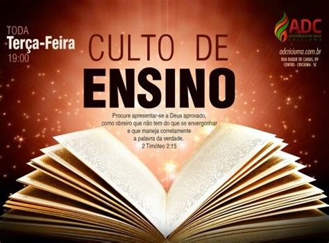Listas Mensagem Para Culto De Ensino Da Palavra Concettamaselloe