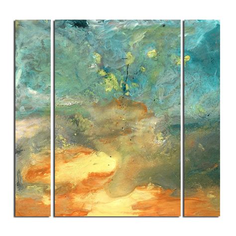 Ready Hangart Abstract Landscape Piece Painting Print On Wrapped