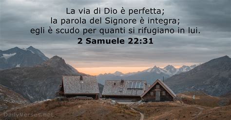 17 Novembre 2021 Versetto Della Bibbia Del Giorno 2 Samuele 22 31