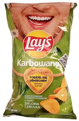 Frito Lay Lay s Karbowane o smaku Zielona Cebulka Recenzja wartości