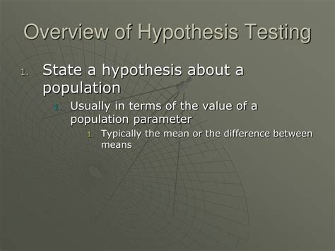 PPT Introduction To Hypothesis Testing PowerPoint Presentation Free