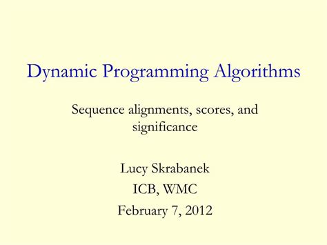 pdf dynamic programming algorithms dokumen tips