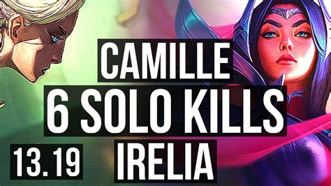 Camille Vs Irelia Top Solo Kills Games Na Grandmaster