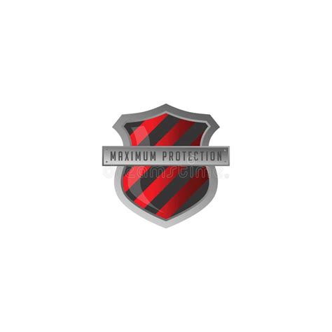 Muestra Del Antivirus Del Escudo De La Protecci n Ilustración del