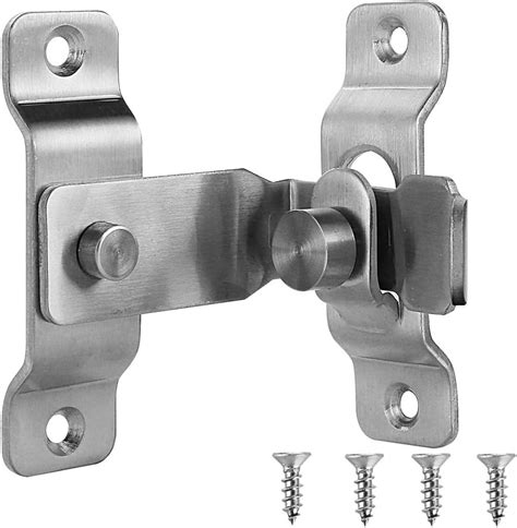 JQK Flip Door Latch 90 Degree Heavy Duty Stainless Steel Bar Gate