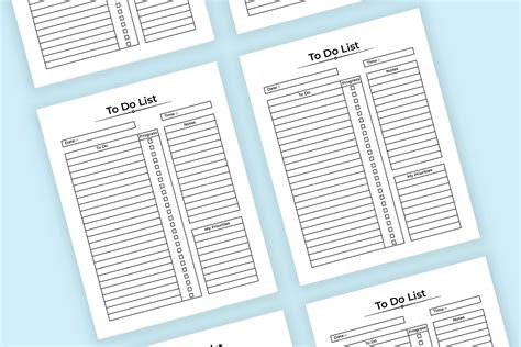 To Do List Journal Interior Time Management Journal Work List