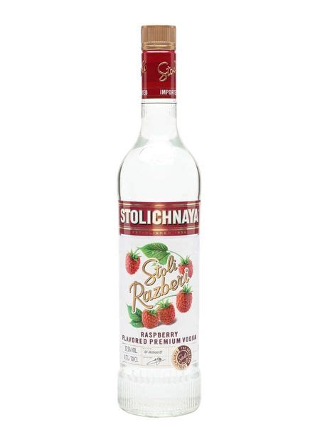 Stolichnaya Vodka Razberi 1 L Bourbon Vault